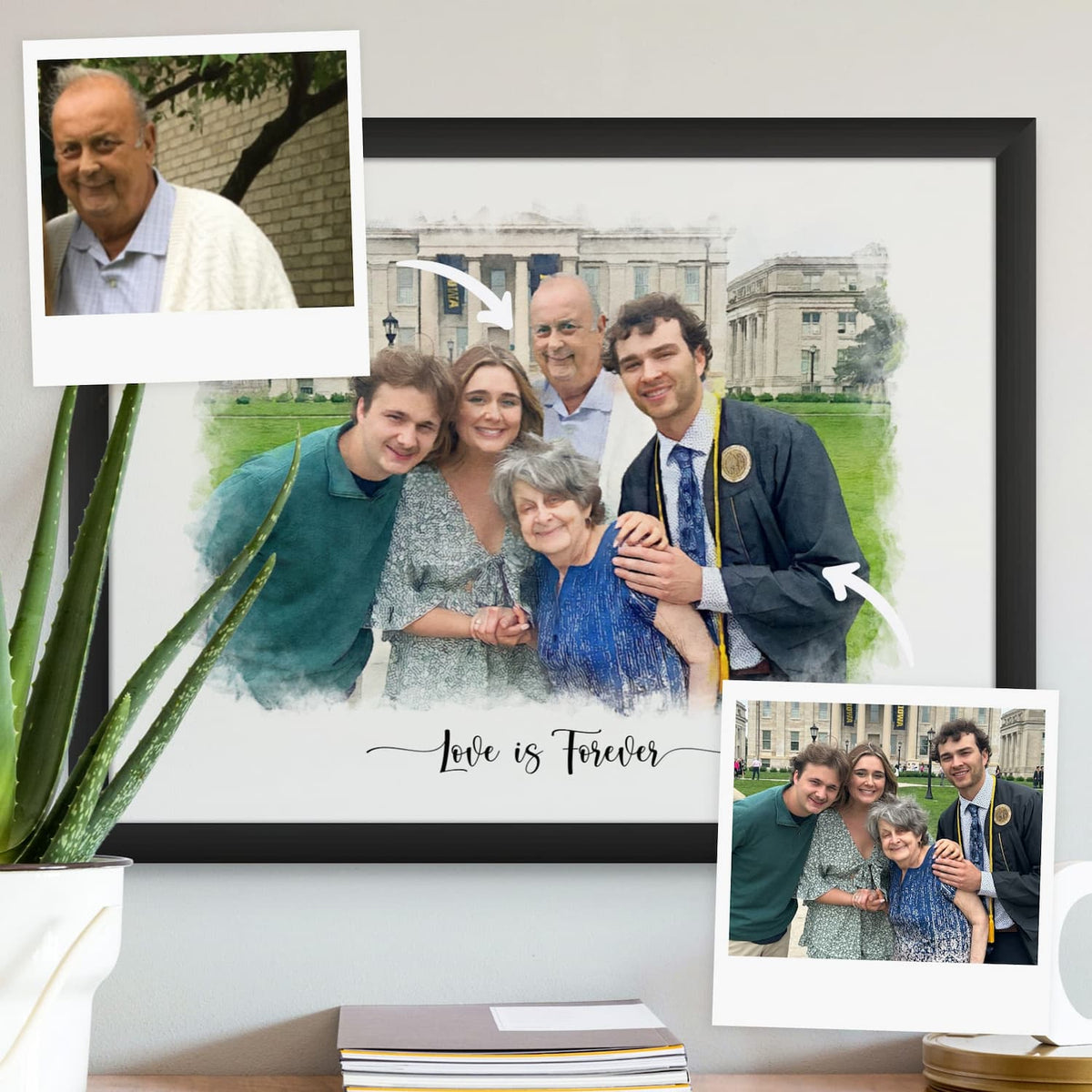Custom family portrait store